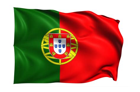 Portugal Waving Flag Realistic Transparent Background 15309693 PNG