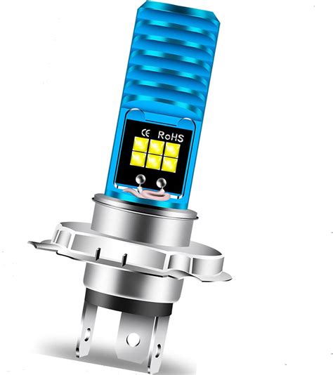 Teguangmei H4 HB2 9003 HS1 P43t LED Lampadina Per Fari Moto Luce Hi Lo