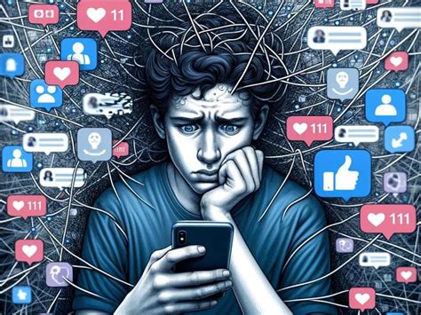 Impacto del uso excesivo de redes sociales en la ansiedad y la depresión