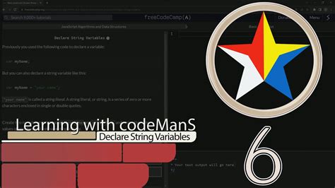 JavaScript Basic 6 Declaring String Variables FreeCodeCamp YouTube