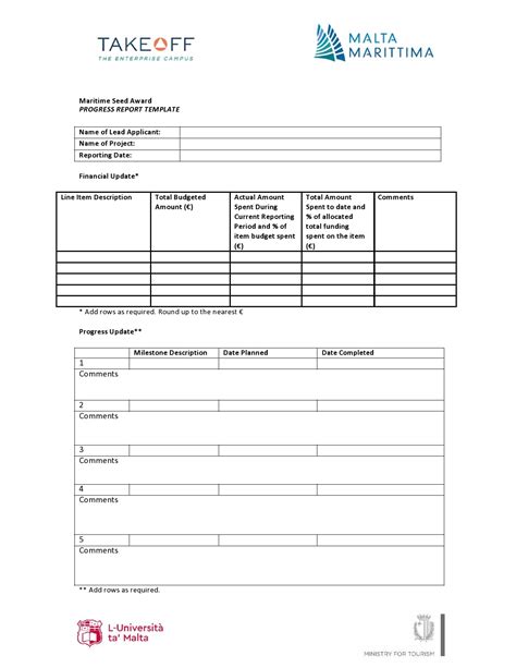 50 Professional Progress Report Templates Free TemplateArchive