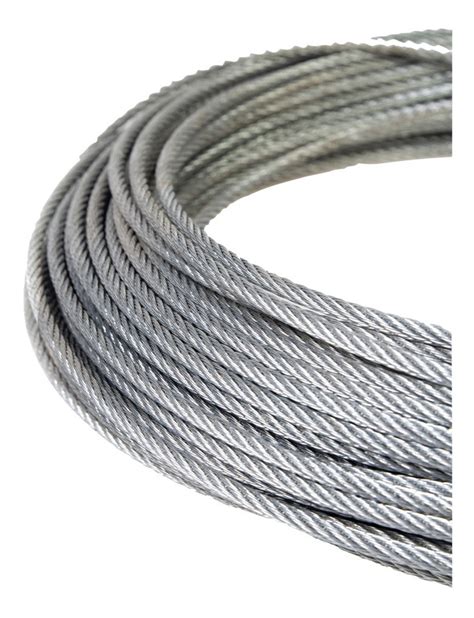 Cable De Acero Galvanizado 3 16 7x7 Uso Rudo 50 Metros Mercado Libre