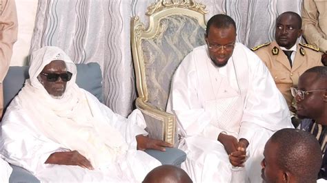La délégation du première Ministre Ousmane Sonko Reçu par le Khalif