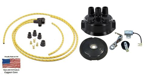 MMTractorParts Distributor Ignition Tune Up Kit John Deere 2 Cyl