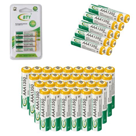 Bty Wiederaufladbare Wiederaufladbar Akku Batterien Batterie Accu Aaa
