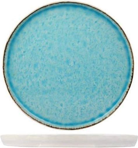 Cosy Trendy Laguna Dinerbord Cm Blauw Set Bol