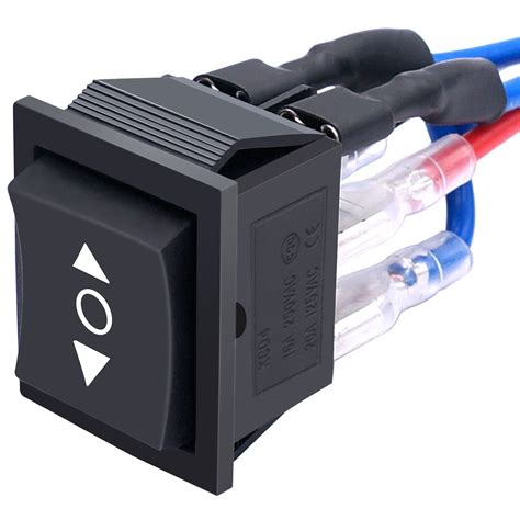 Buy Weideer 20A 12V DC Momentary Motor Polarity Reverse Rocker Switch
