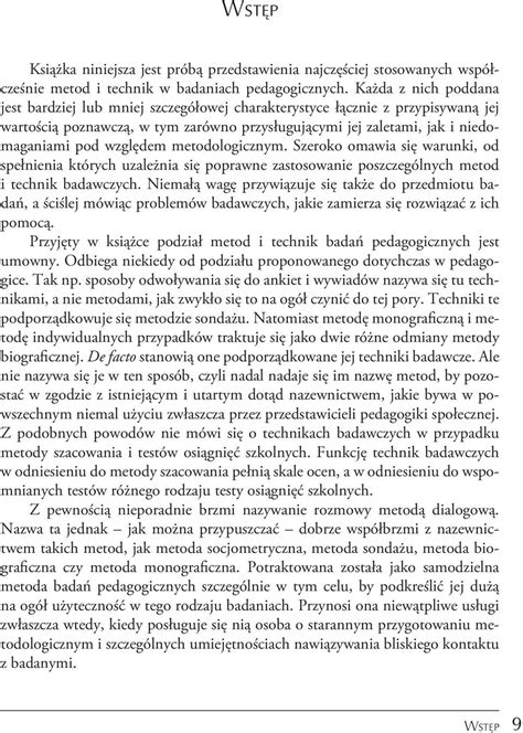 Mieczysław Łobocki Metody i techniki badań pedagogicznych PDF