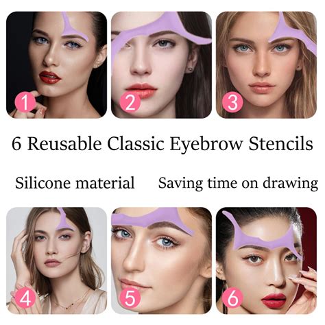 Silicone Eyebrow Stencils Kyoopromo