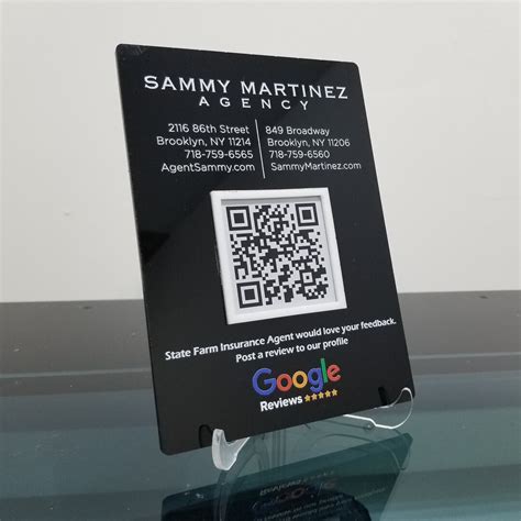 Google Review Qr Code Display Sign Cashapp Qr Code Display Social Media