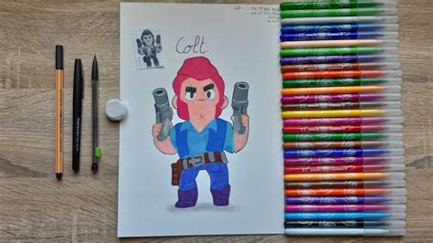 Colt Brawl Stars Coloriage