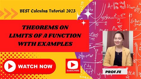 theorems on limits with examples best calculus tutorial youtube