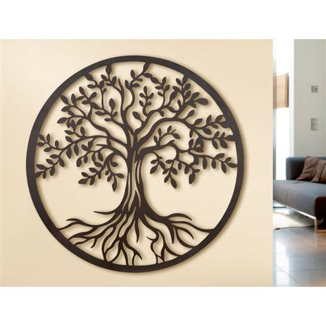 SCULPTURE MURALE ARBRE DE VIE D 61 CM Macrander Gilde Ambiance Styles