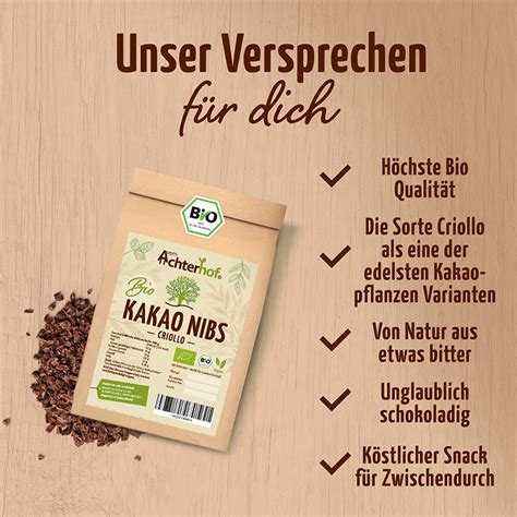 Vom Achterhof BIO Kakaonibs 200g