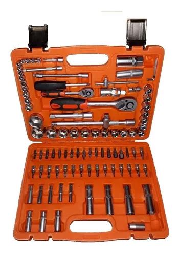 Caja Set Juego Tubos Bocallaves Puntas 94 Pzs Prof Ruhlmann