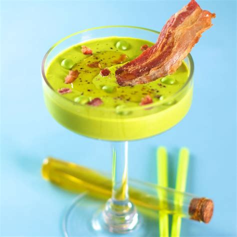 Recette de Velouté de petits pois Marie Claire