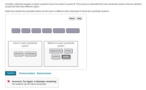 Solved Consider A Physical Situation In Which A Particle Chegg