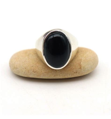 Bague Argent Pour Homme Et Onyx Noir Boutique Mosaik Bp