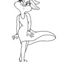 Desenho De Lola Bunny Elegante Para Colorir Tudodesenhos