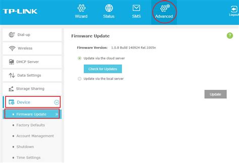 How To Upgrade The Firmware Of 4G Mobile Wi Fi TP Link United Kingdom