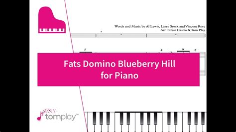 Fats Domino Blueberry Hill For Piano YouTube
