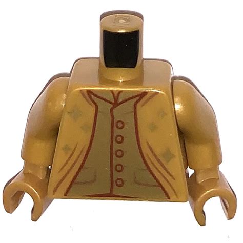Lego Pearl Gold Severus Snape Year Anniversary Minifig Torso