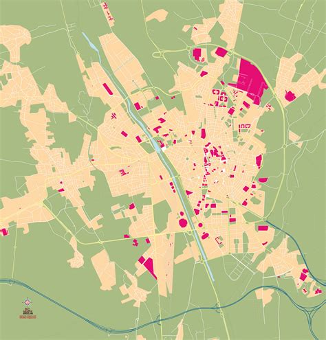 León mapa vectorial illustrator eps formato editable BC Maps