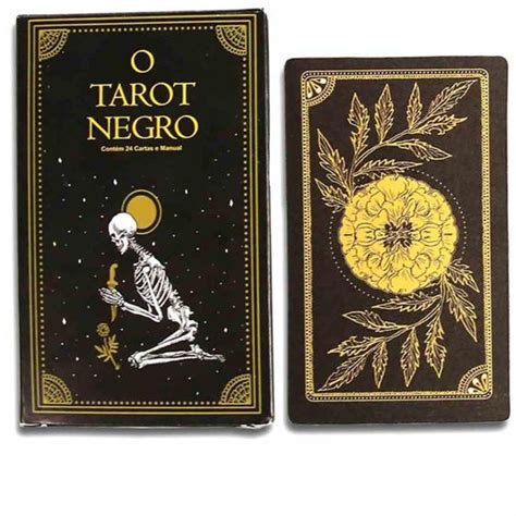 Tarot Marselha Negro Cartas E Manual Arcanos Maiores Boutique