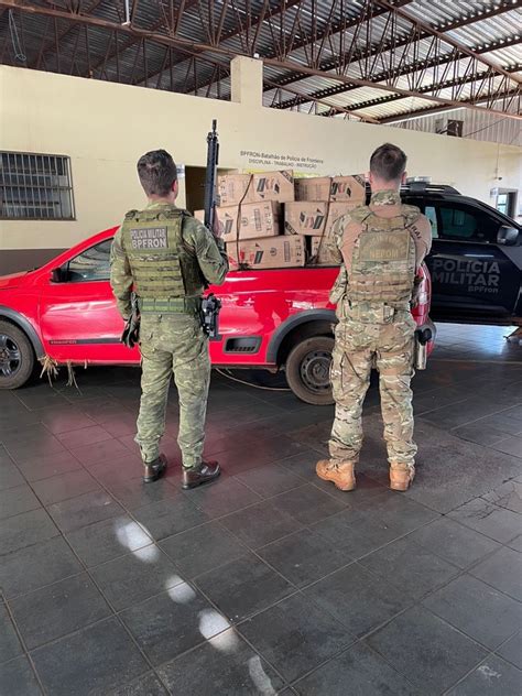 Guaíra BPFron e NEPOM PF recuperam veículo furtado e apreendem