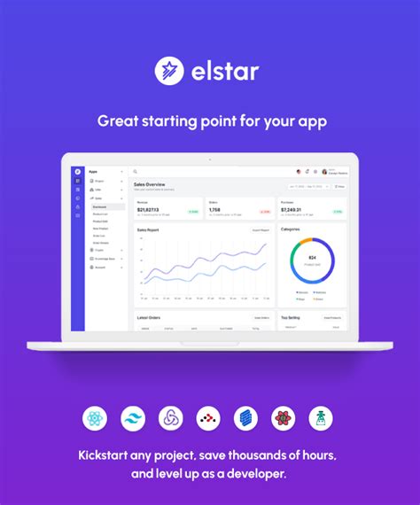 Elstar React Tailwind Admin Template