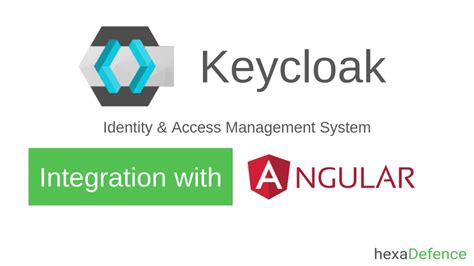 Keycloak Angular Example Integration With An Angular SPA YouTube