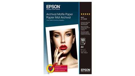 EPSON Archival Matte Paper A4 189 G M2 50 Blatt