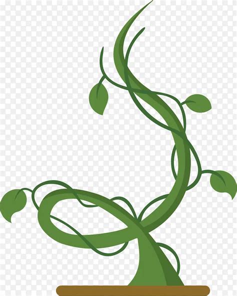 向上矢量卡通绿色豆茎PNG图片素材下载 图片编号yxpxklly 免抠素材网