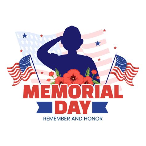 Memorial Day 2024 Clip Art Trude Hortense