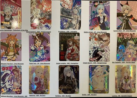 Waifu Cards 3 0 Goddess Story TCG Anime Doujin Lewd Holo Trading Cards