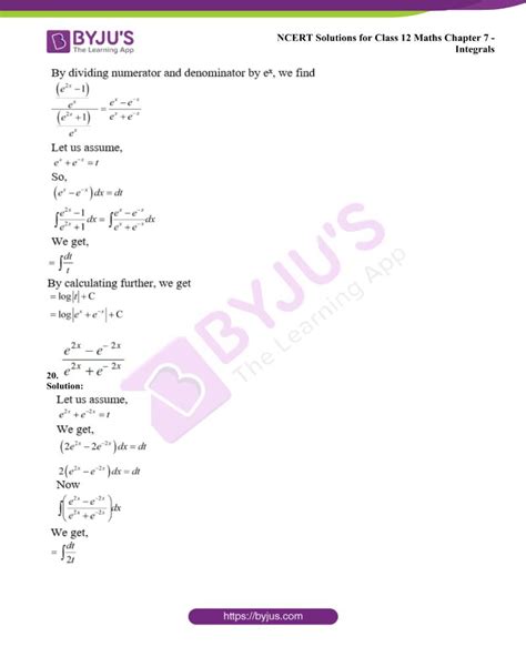 ncert solutions for class 12 maths exercise 7 2 chapter 7 integrals
