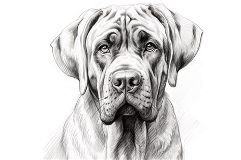 How To Draw A Mastiff Yonderoo