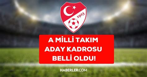 2022 A Milli Takim Aday Kadrosunda Kimler Var Turkiye Uefa Uluslar Ligi