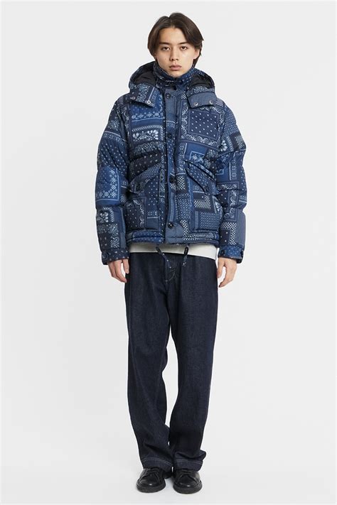 MK3 DOWN PARKA NAVY PAISLEY EASTLOGUE