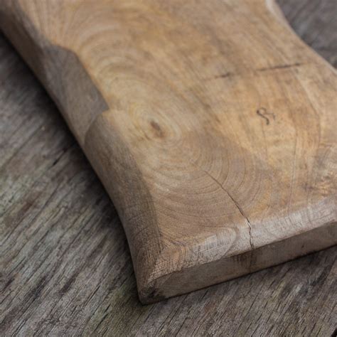Extra langes Schneidebrett aus Holz rustikales Küchenbrett aus Massivholz