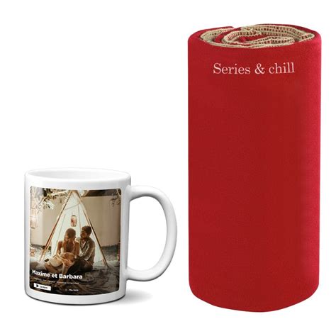 Pack Cadeaux pour Passionné de Cinéma Plaid Mug