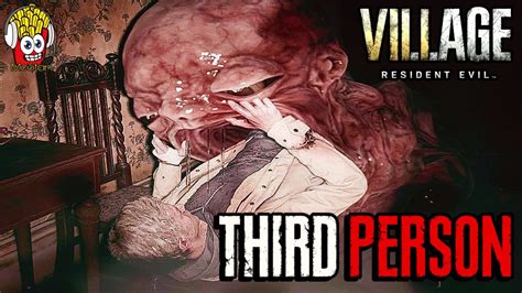 Giant Baby Fetus Third Person Mode Resident Evil 8 Village PS5