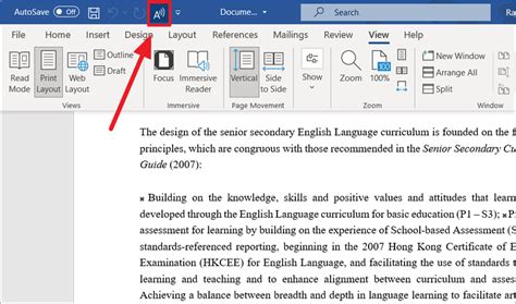 How To Use Microsoft Word Read Aloud Feature