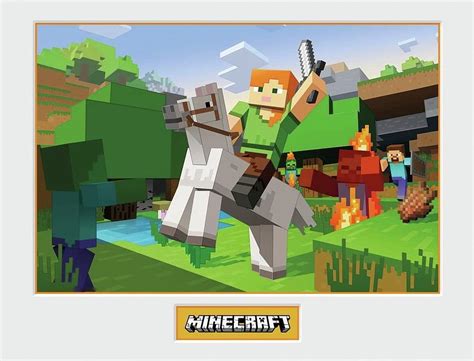 Minecraft Poster Digital Art By Jose Alberto Pixels