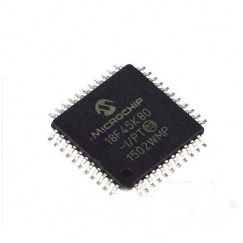 8 Bit Microchip Microcontroller Pic18f45K80 I PT And With Tqfp44