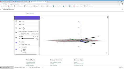 7 2 vector valued functions youtube