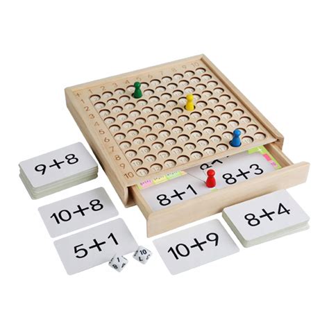 Drewniana tablica matematyczna Drewniana tabliczka mnożenia dla