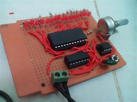 MEMBUAT RUNNING LED LED BERJALAN DENGAN PENGATUR KECEPATAN