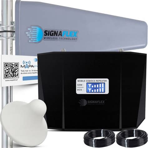 WZMACNIACZ ZASIĘGU SYGNAŁU GSM 2G 4G LTE ANTENY ERLI pl