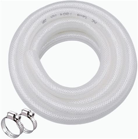 Id X Od Ft High Pressure Braided Clear Pvc Vinyl Tubing